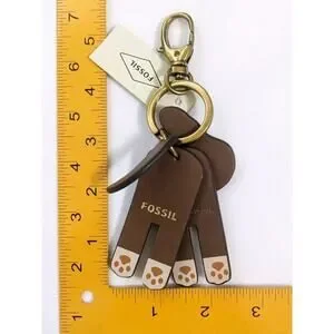 Fossil | Accessories | New Fossil Chihuahua Dog Keychain Key Fob Ring 4 ...